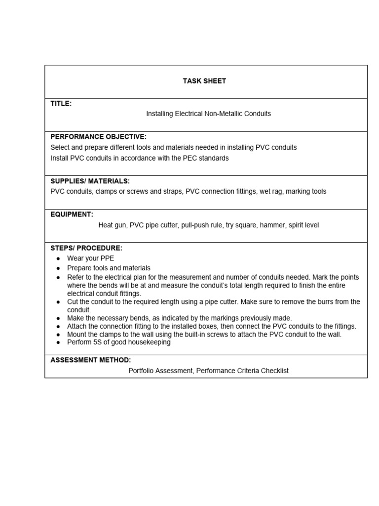 PVC Conduit Installation Guide | PDF | Technology & Engineering
