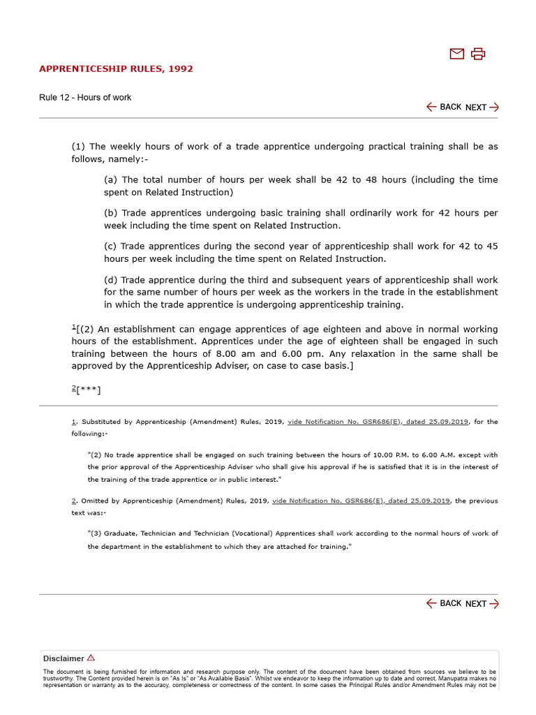 Rule 12 Apprentices Rules | PDF | Apprenticeship | Common Law