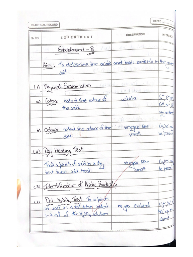 PRACTICAL RECORD | PDF