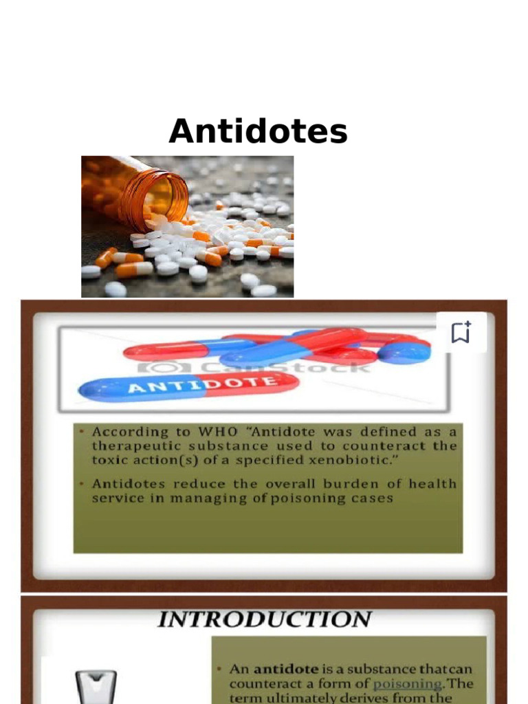 Antidote | PDF