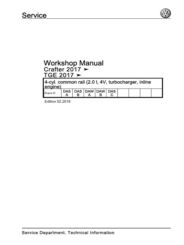 Engine Dasa Dasb Dawa Dawb Dasc Repair Manual Eng | PDF | Thermostat ...