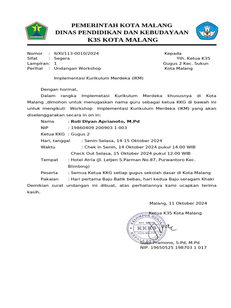 Undangan Workshop | PDF