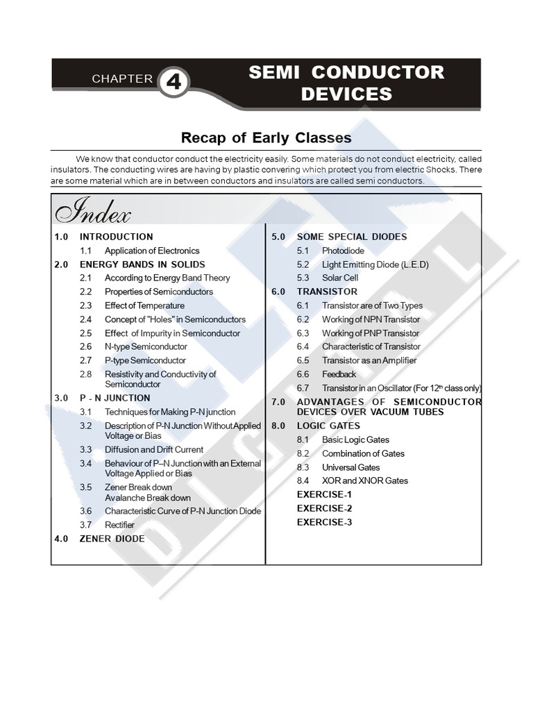 Semiconductors | PDF | Semiconductors | P–N Junction
