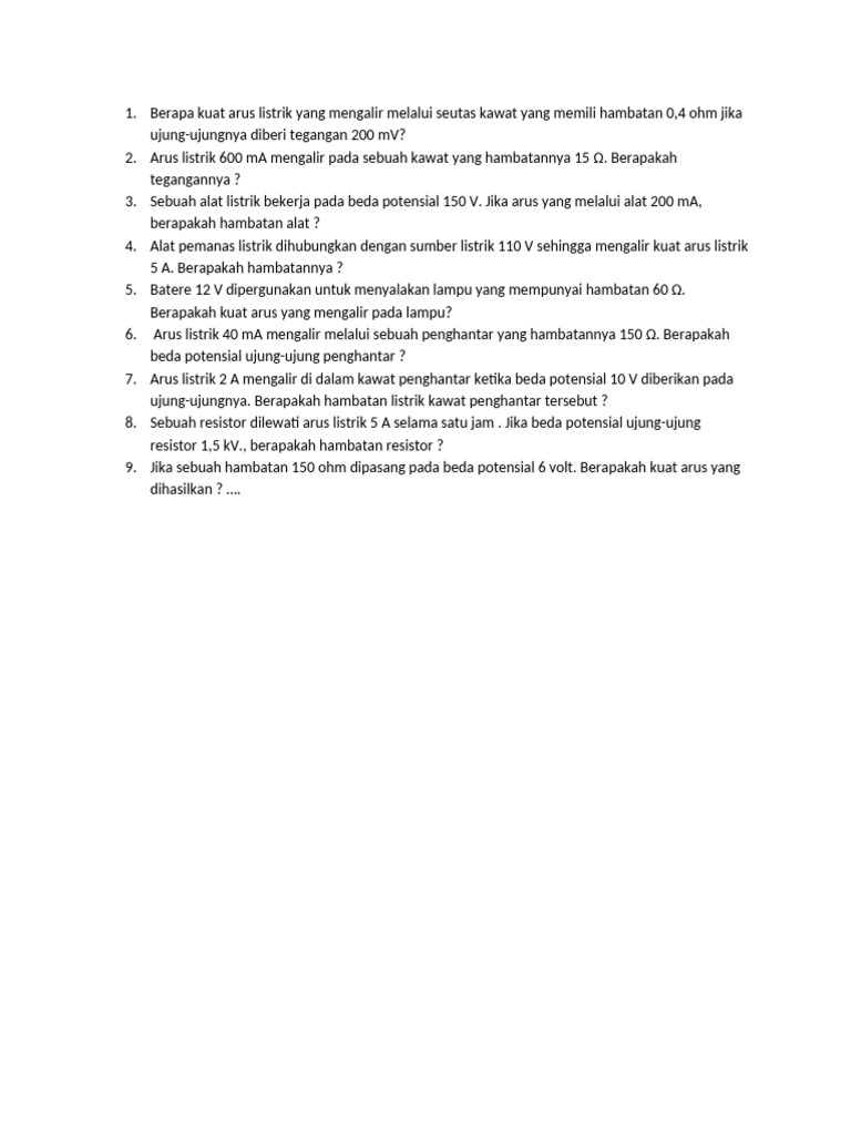 Soal Energi Dan Usaha | PDF | Sains & Matematika | Dewasa Muda