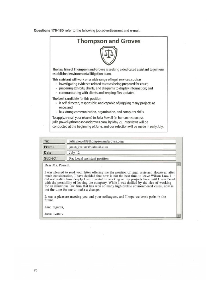 23 - Test 2 - Part 7 - 175-200 - Double Passages | PDF