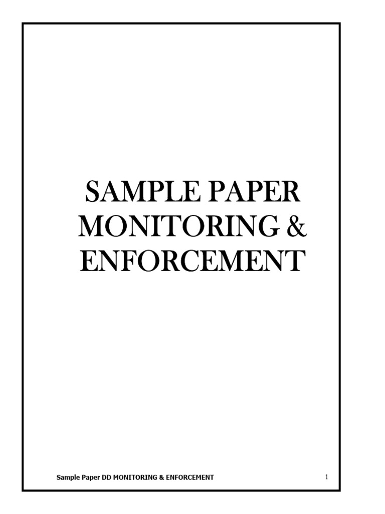 Sample DD Monitoring and Enforcement | PDF | Influenza | Blood Type