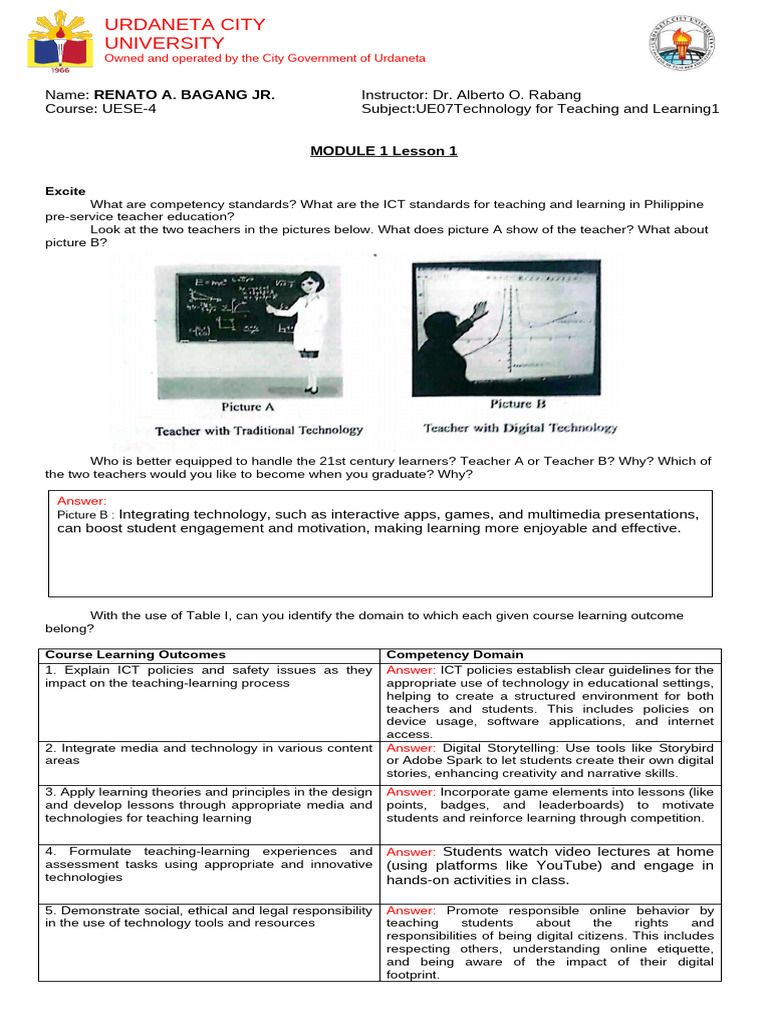 Activity in Book - Technology | PDF | Educational Technology | Learning