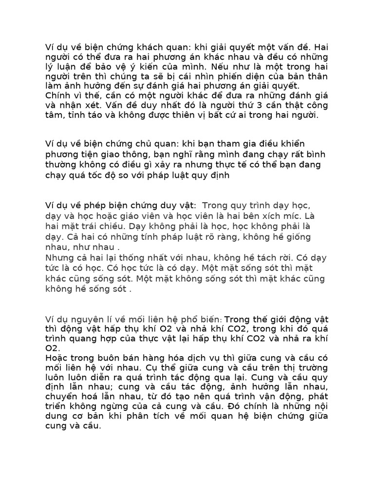 VÃ Dá Vá Biá N Chá ©NG Khã¡ch Quan | PDF