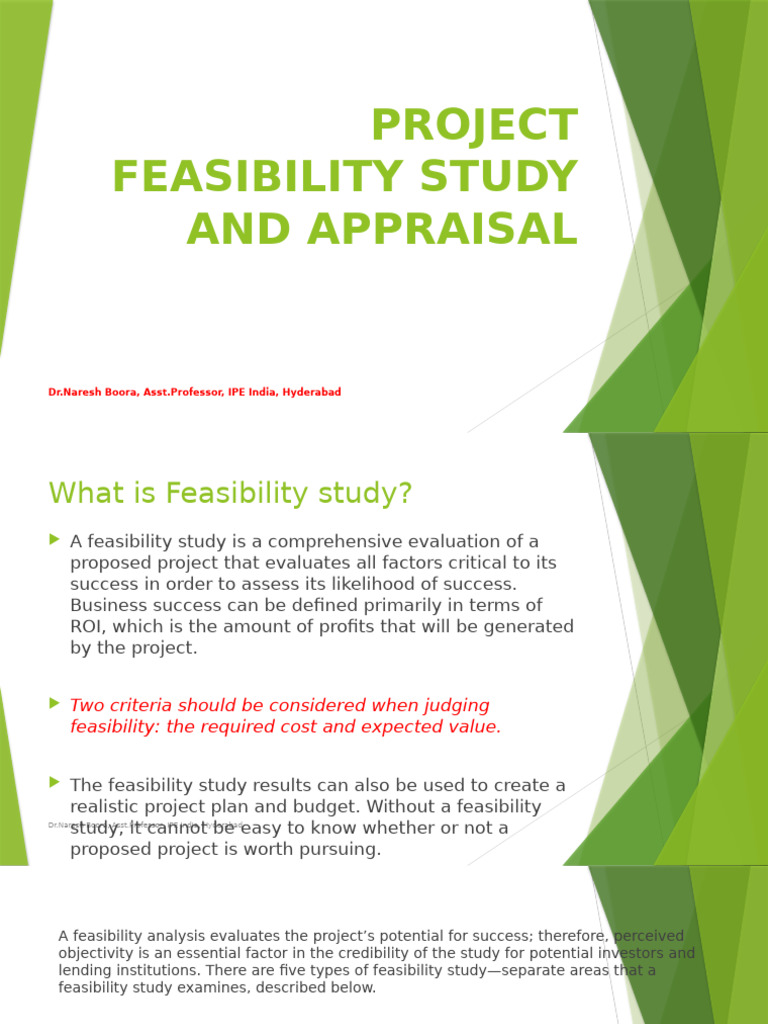 Project Feasibility Study | PDF | Feasibility Study | Economies