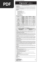 Ciprofloxacin Patient Information Leaflet | PDF | Paresthesia ...