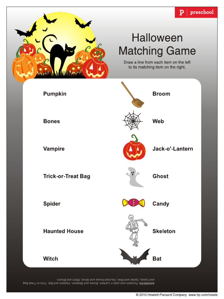 TG Haunted Halloween Matching | PDF