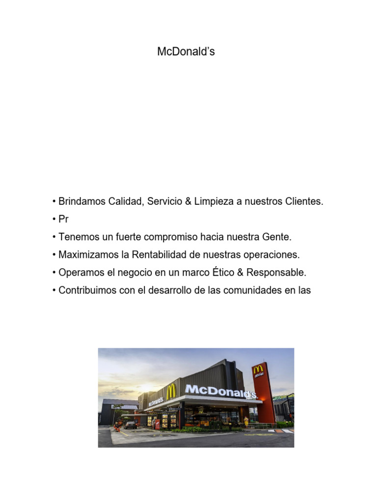 MC Donald | PDF