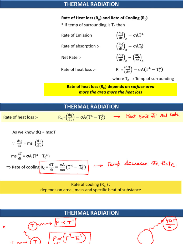 Thermal Radiation | PDF | Heat Transfer | Sun