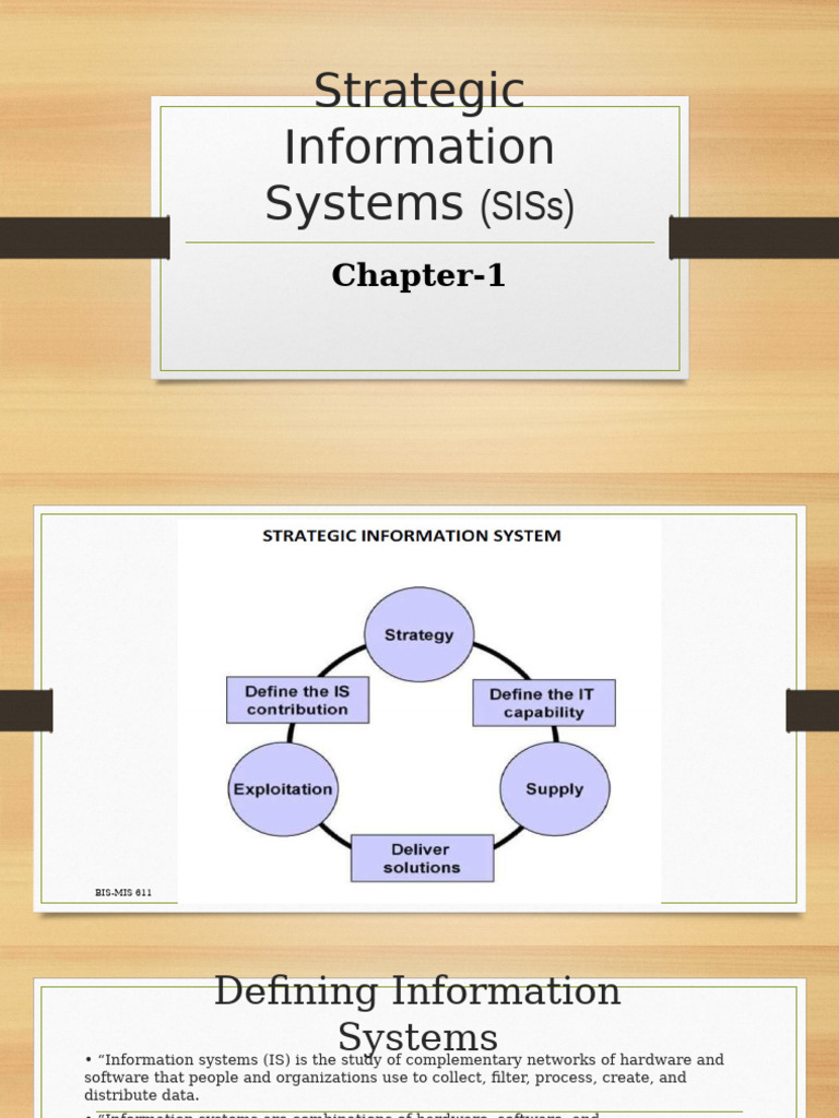 Chapter 1 | PDF | Information System | Strategic Management