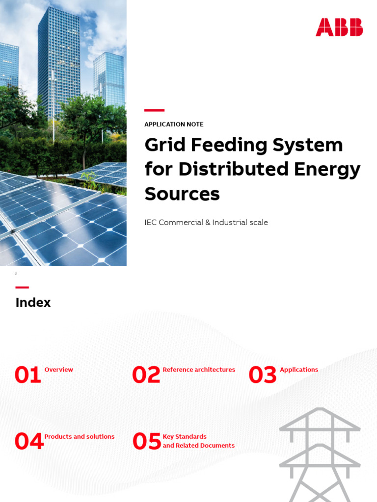 Grid Feeding System - Application Note | PDF | Electrical Grid | Distributed Generation
