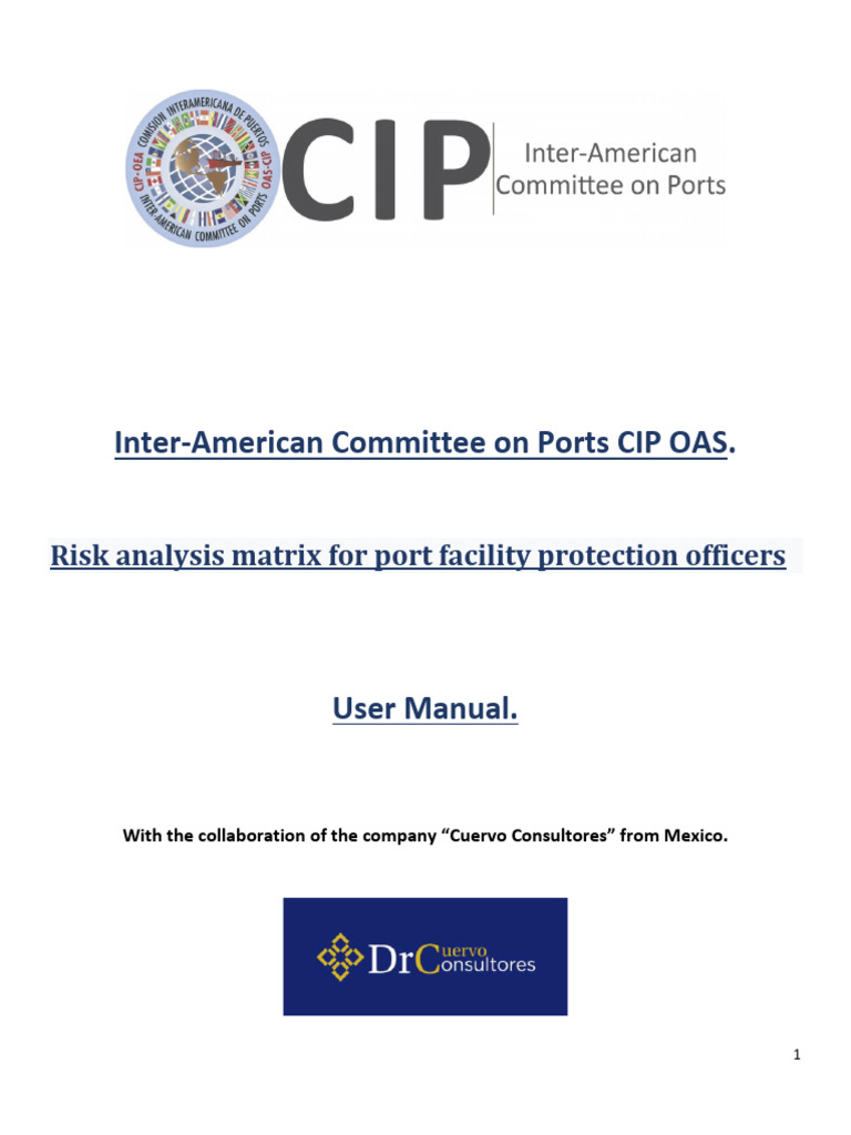 Risk Analysis Matrix Manual CIP OAS | PDF | Vulnerability (Computing) | Risk