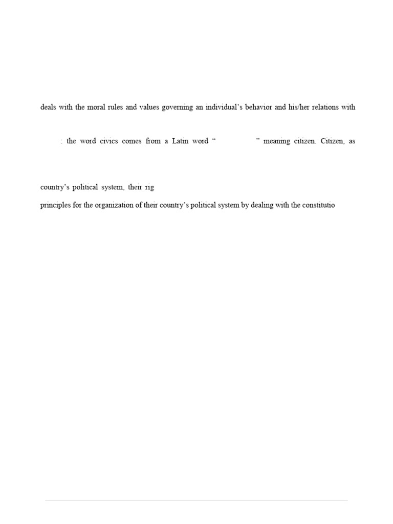 Civics And Ethical Education 2008 Pdf Morality Psychological Egoism