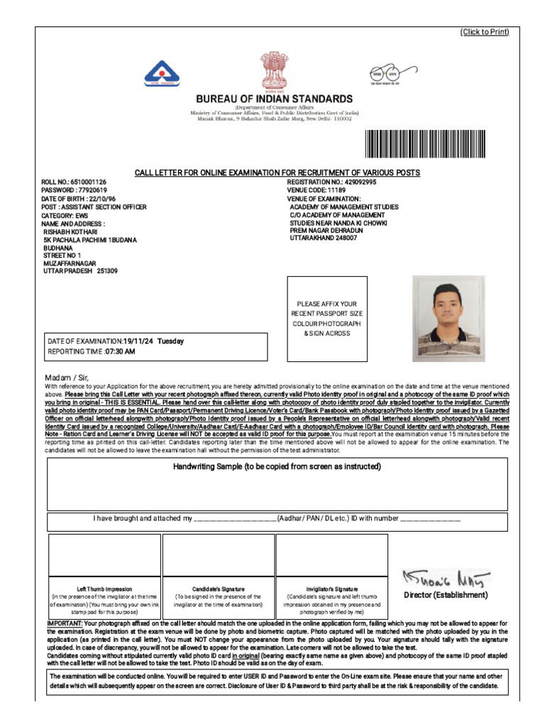 Bis 2024 | PDF | Identity Document | Biometrics