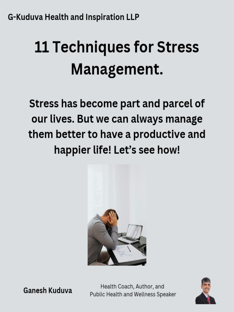 11 Stress Management Techniques To Help You | PDF | Sleep | Relaxation ...