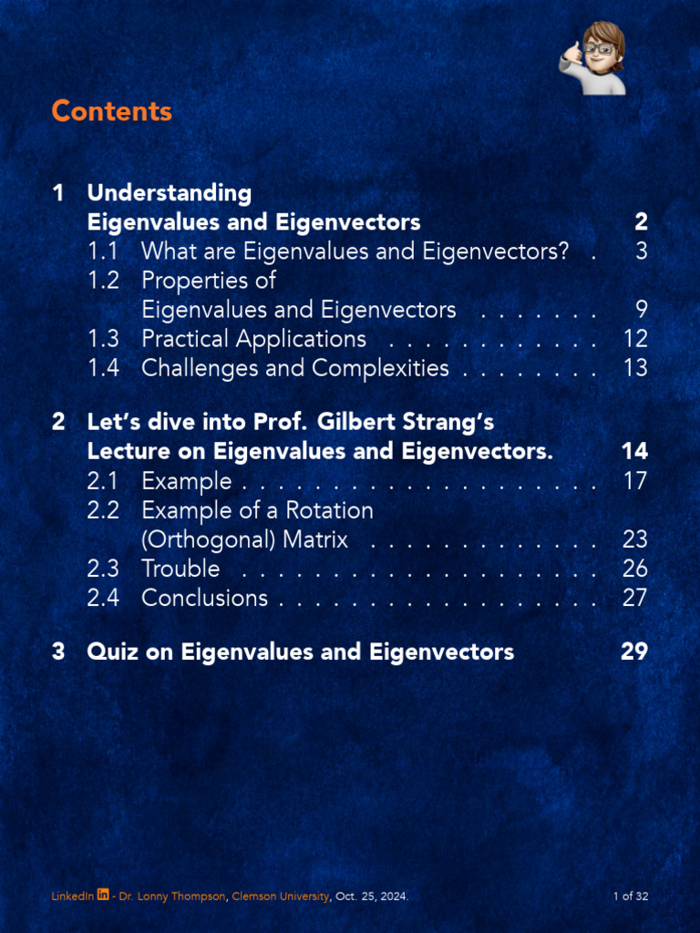 Introduction To Eigenvalues And Eigenvectors Pdf Eigenvalues And Eigenvectors Matrix