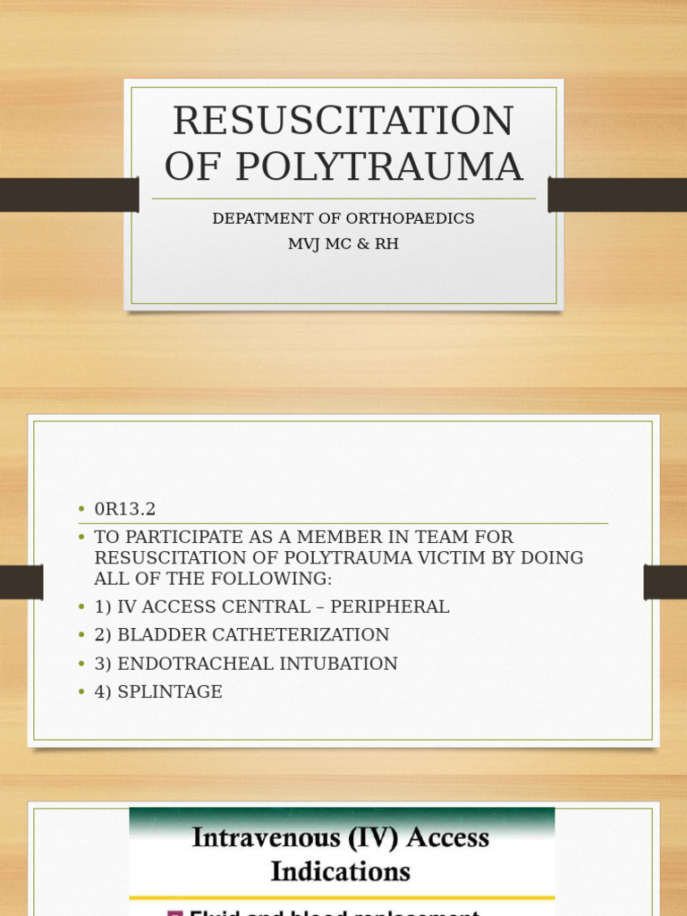 Polytrauma | PDF