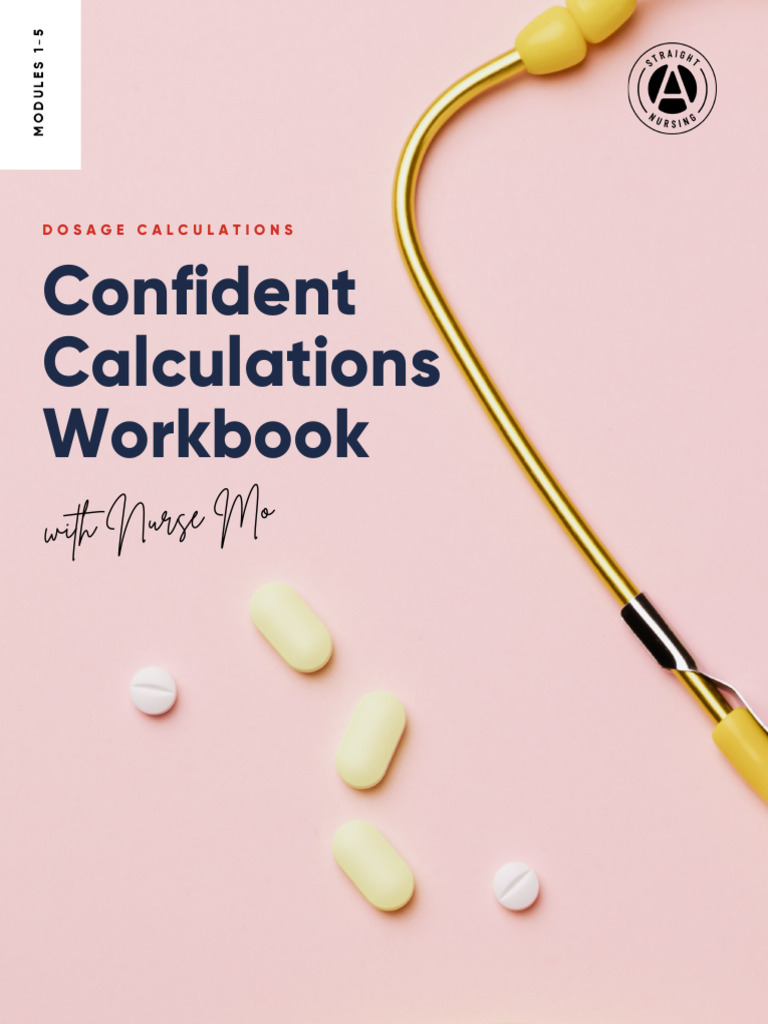 Confident Calculations Workbook | PDF | Significant Figures | Drugs