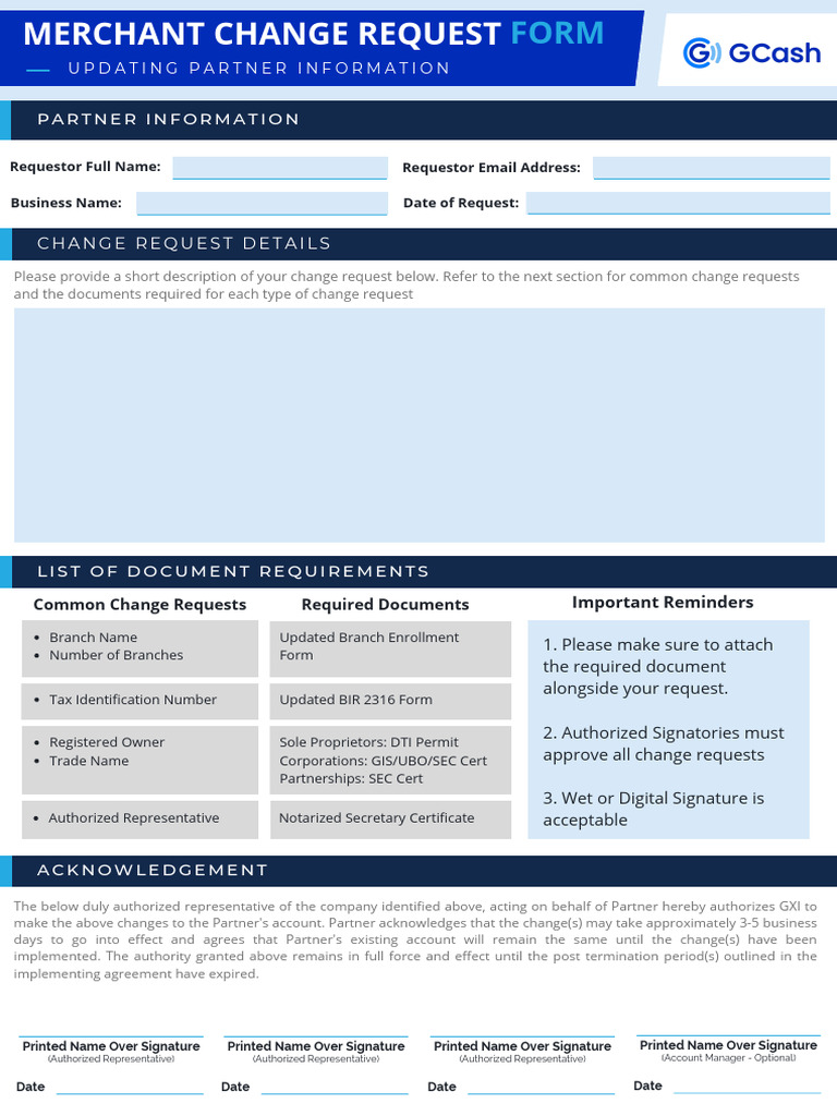 General Change Request Form | PDF | Business