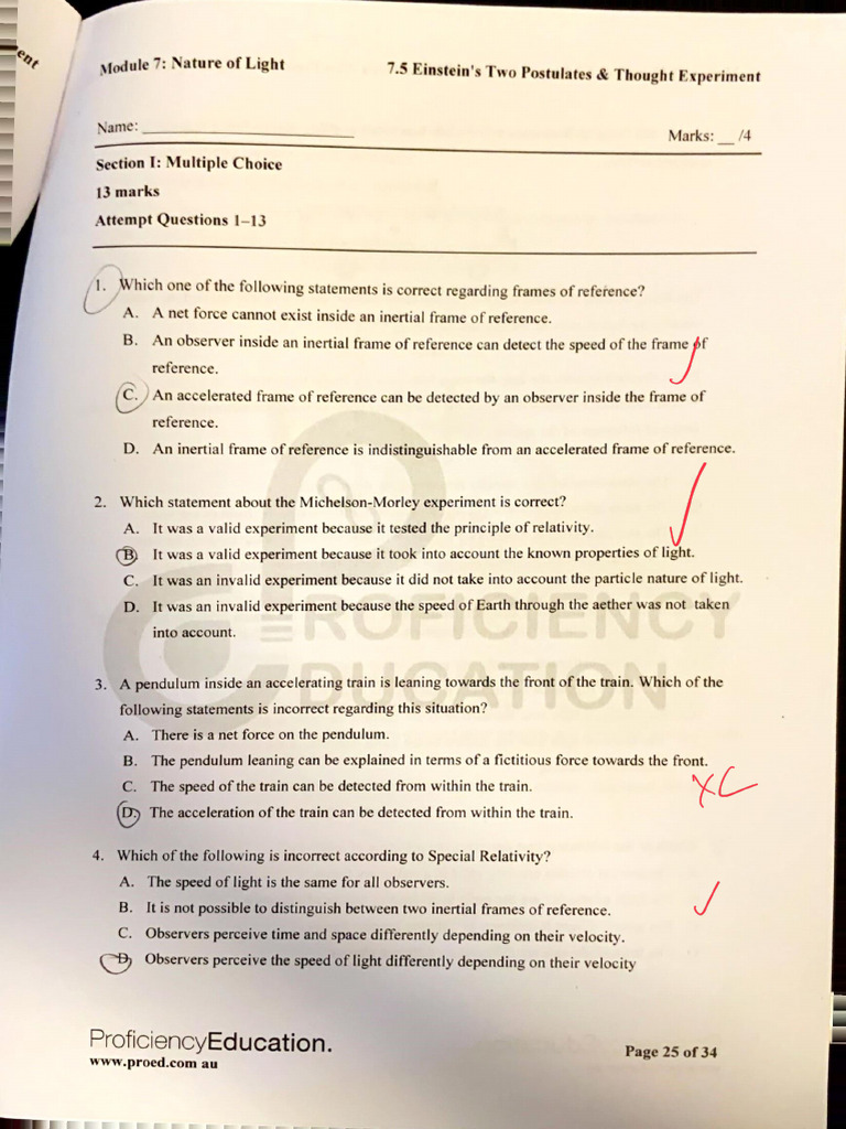 Week 6 HW 12456 35959 | PDF | Special Relativity | Speed Of Light