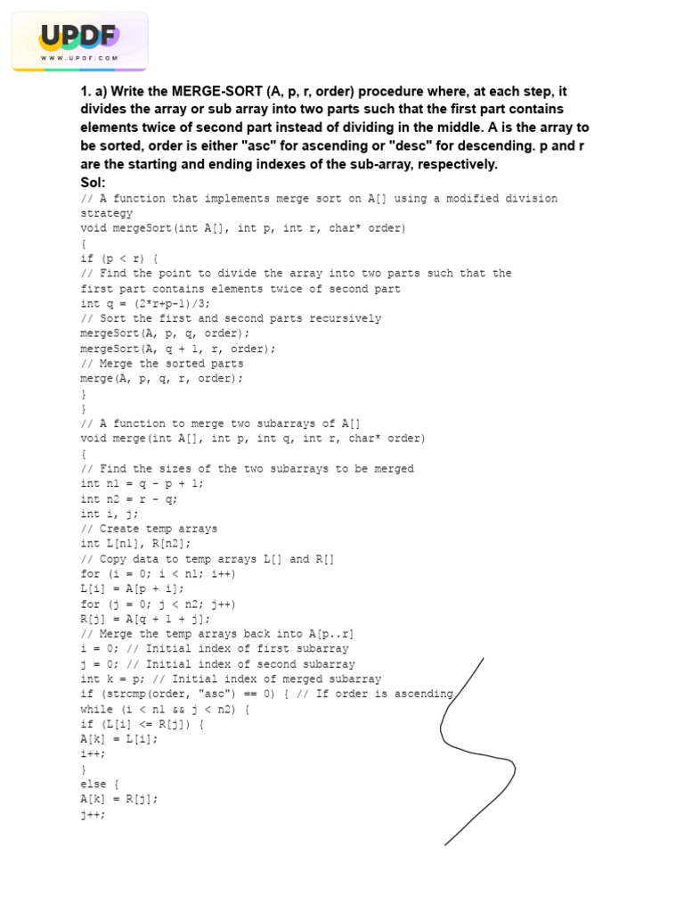 Searching and Sorting PYQ's | PDF | Applied Mathematics | Computer Programming