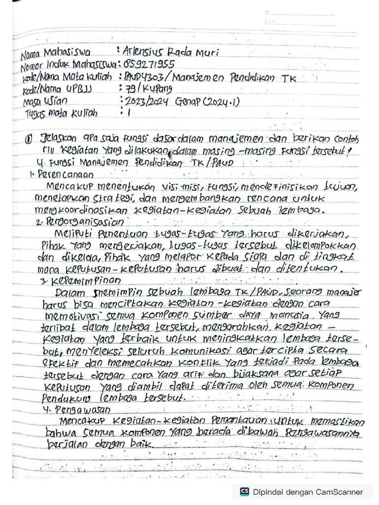 TMK 1 MANAJEMEN - Compressed | PDF