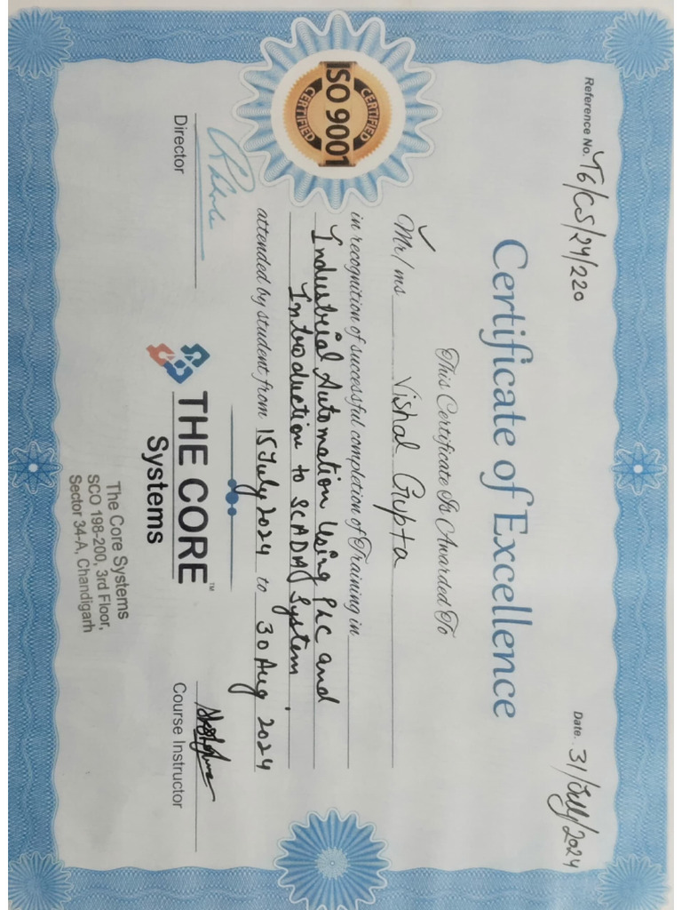 Industrial Automation Using PLC | PDF