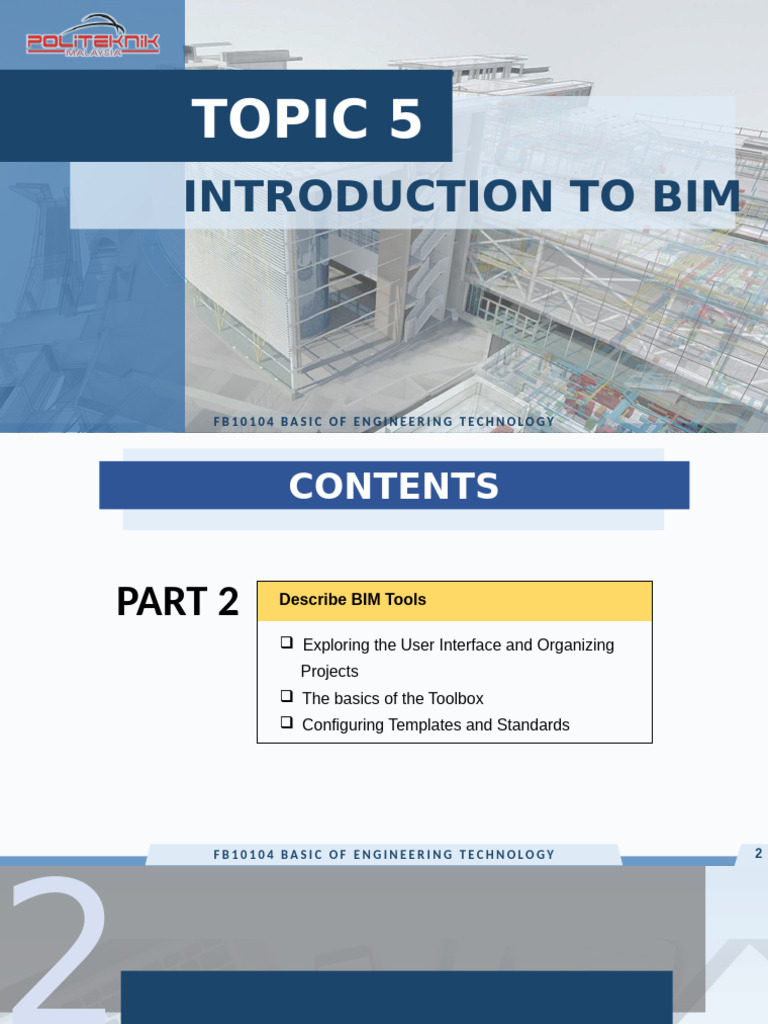 TOPIC 5_Introduction to BIM_PART 2 | PDF | Autodesk Revit | Building Information Modeling
