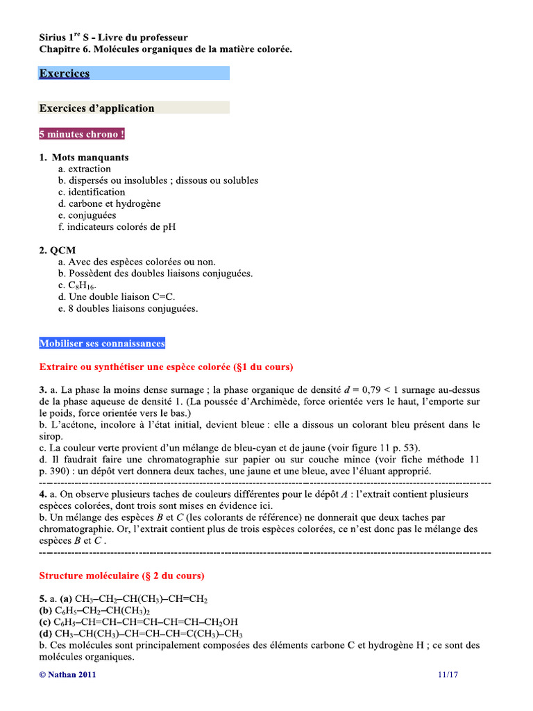 Exercices Corriges ch6 | PDF