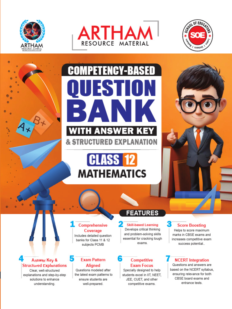 Class 12 Mathematics Competency Based Question Bank 4 Determinants ...
