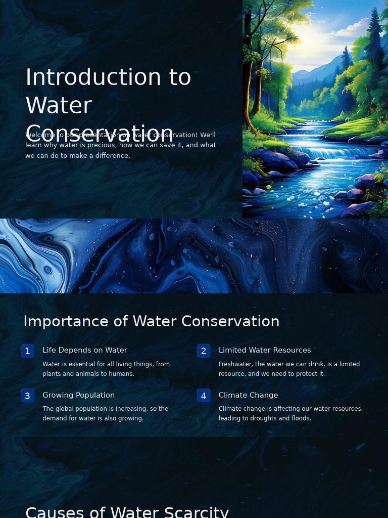 Introduction To Water Conservation | PDF | Water Conservation | Water