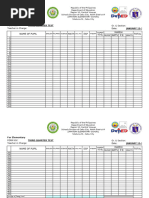 Tabulation Sheet | PDF