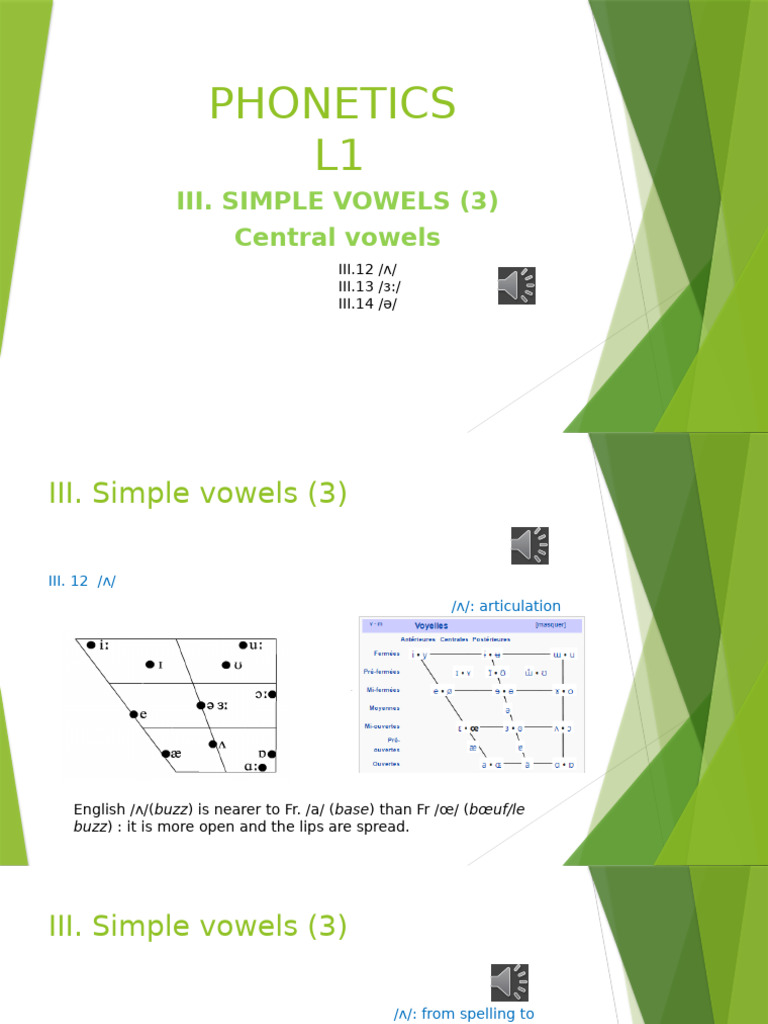 Simple Vowels 3 | PDF