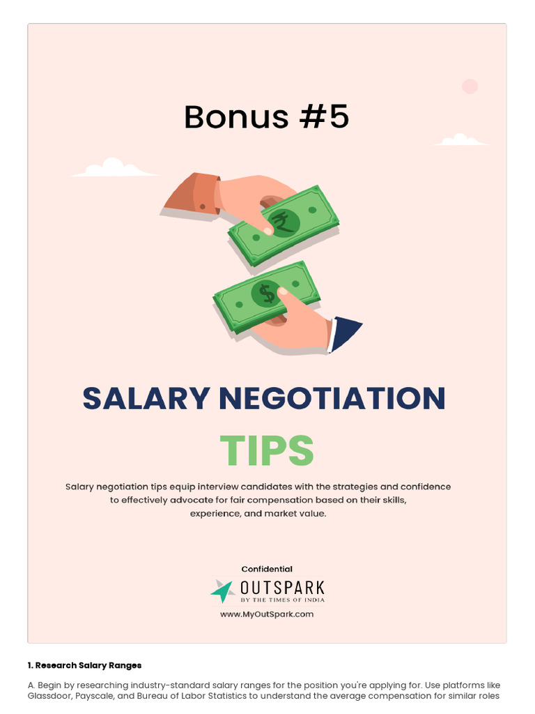 Salary Negotiation Tips with Sho Dewan | PDF | Salary | Negotiation