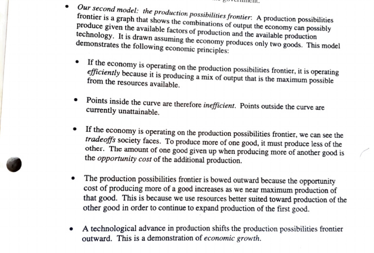 Understanding Production Possibilities Frontier | PDF | Finance & Money ...