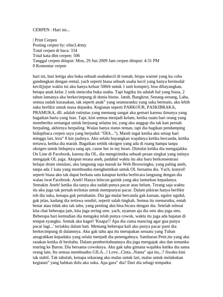 Cerpen 4 | PDF