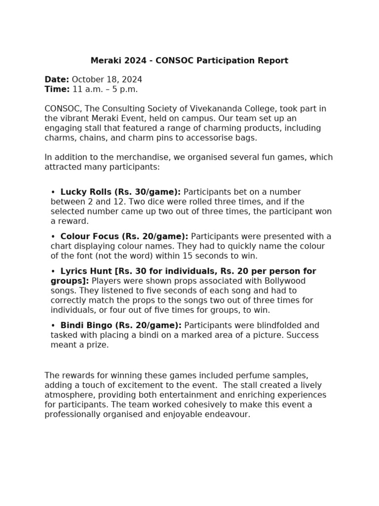 MERAKI - 2024 - VNC-REPORT (1) (1) Copy-1 | PDF