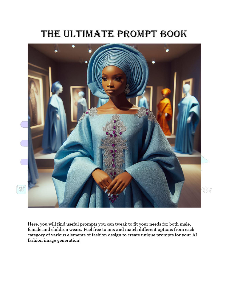 Ultimate Fashion Prompt Book | PDF | Fashion | Clothing