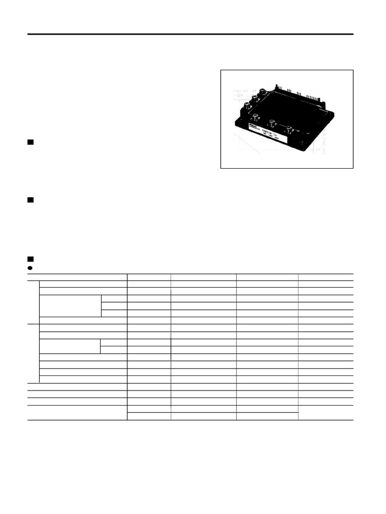 Fuji - Semiconductor 7MBI40N 120 Datasheet | PDF | Power Inverter ...