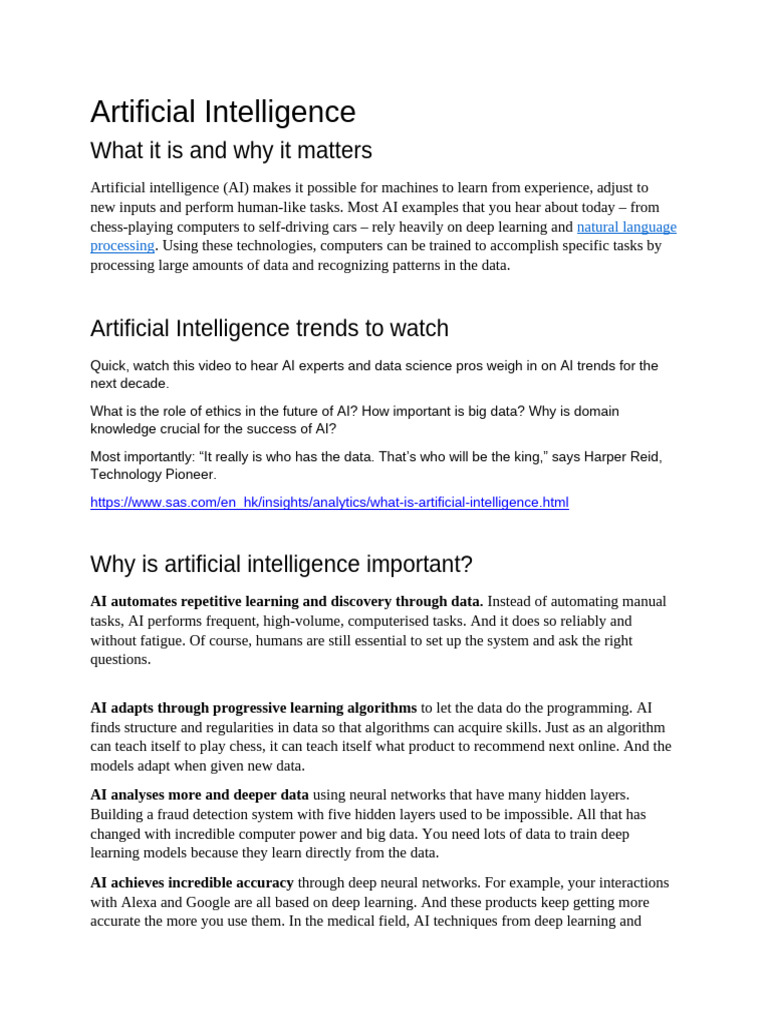 Understanding Artificial Intelligence Basics | PDF | Artificial Intelligence | Intelligence (AI ...