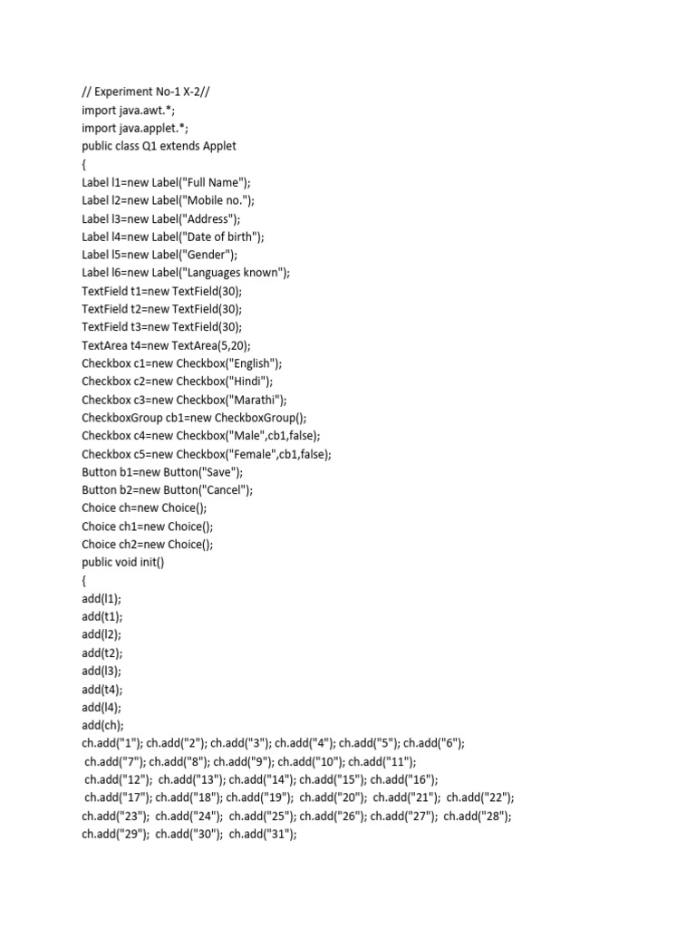 Experiment No-1 | PDF | Teaching Methods & Materials