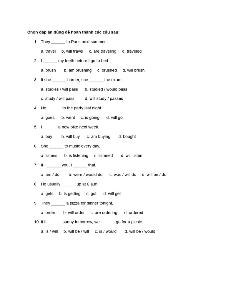 Tenses 2 | PDF