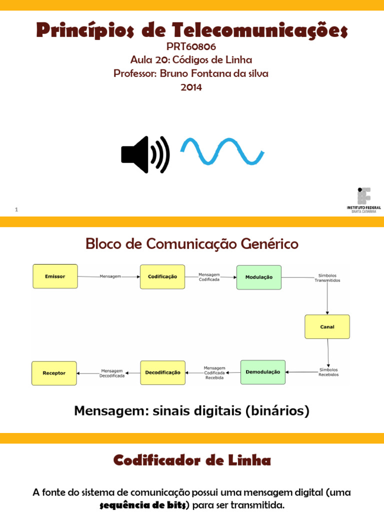 Códigos de Linha em Telecomunicações | PDF | Mordeu | Erro de detecção ...