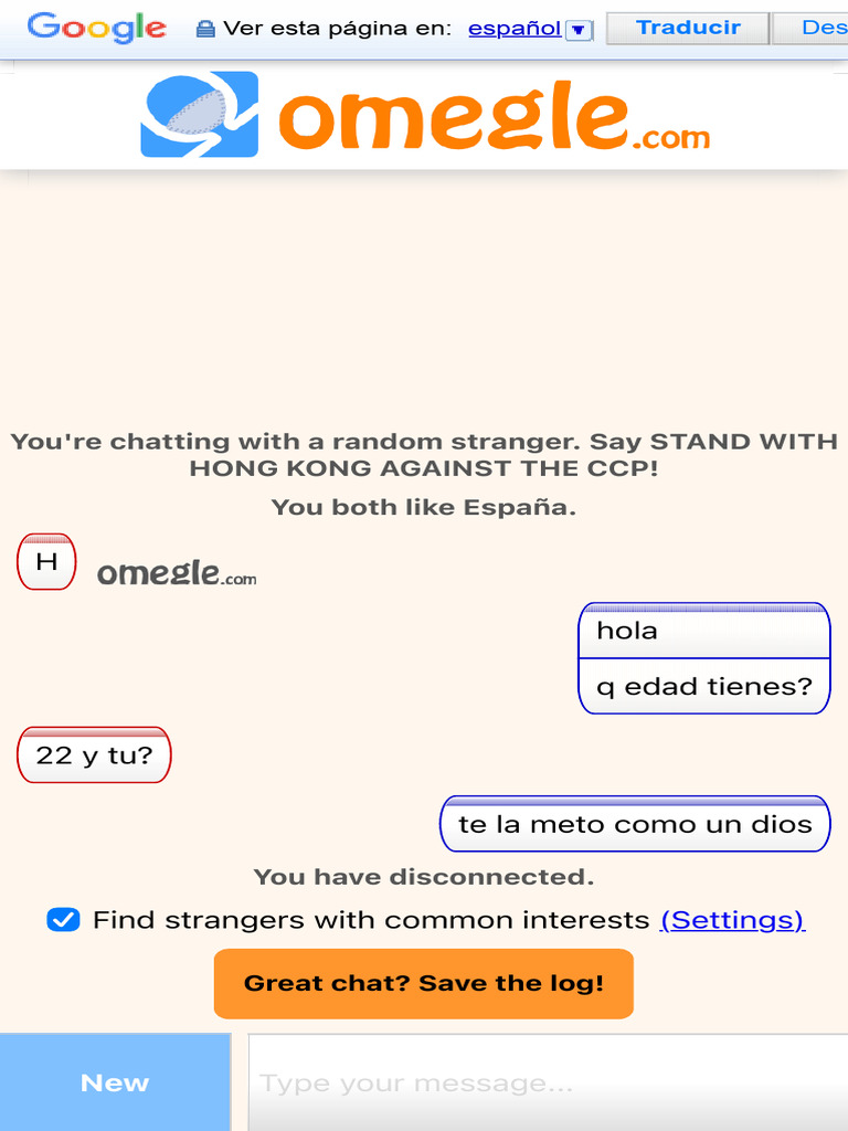 Omegle Talk To Strangers! | PDF