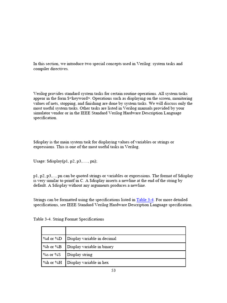 System Tasks and Compiler Directives | PDF | Macro (Computer Science) | Software Development
