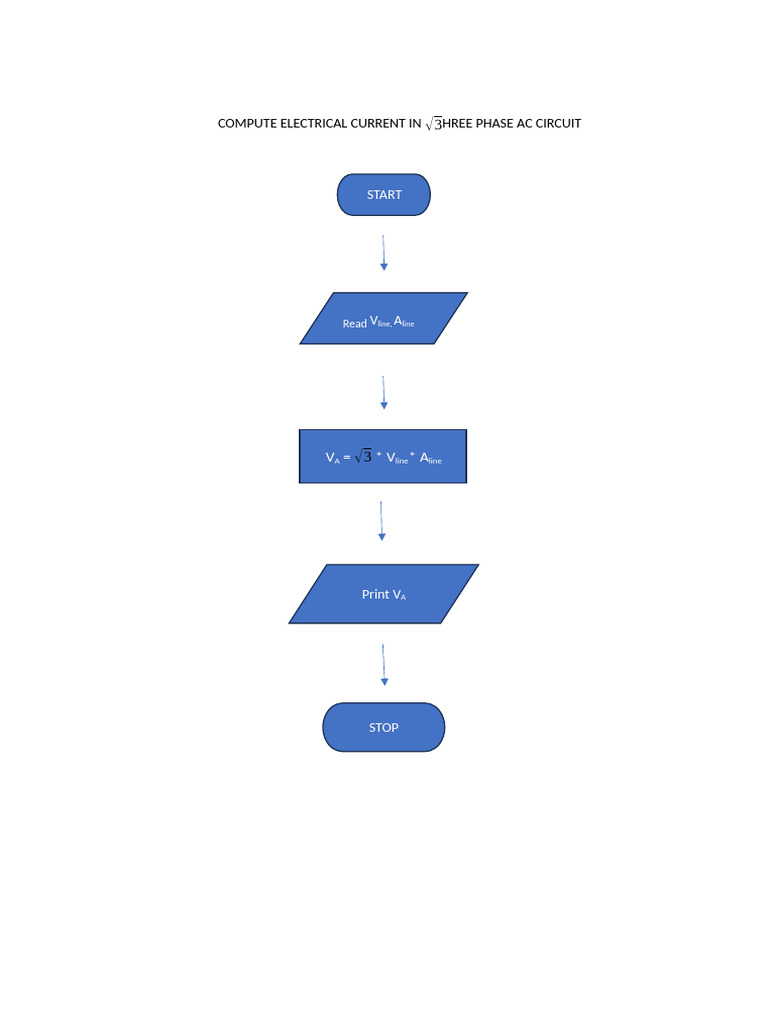 Compute Electrical Current in 3hree Phase Ac Circuit | PDF